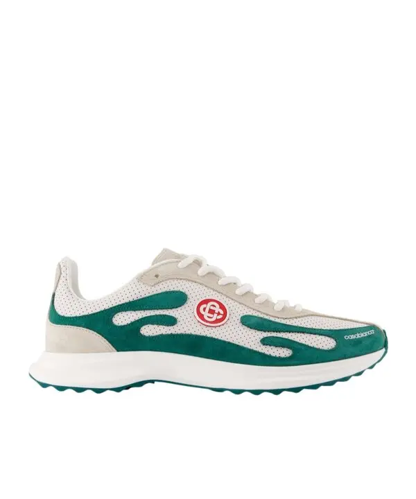 Casablanca Round-toe Low-top Sneakers - White