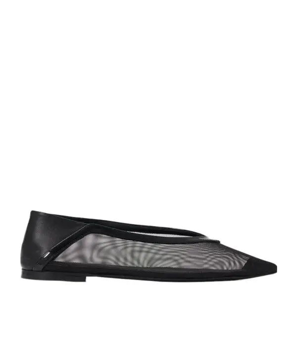 ANINE BING Aneka Mesh Ballet Flats