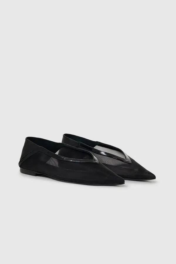 ANINE BING Aneka Mesh Ballet Flats
