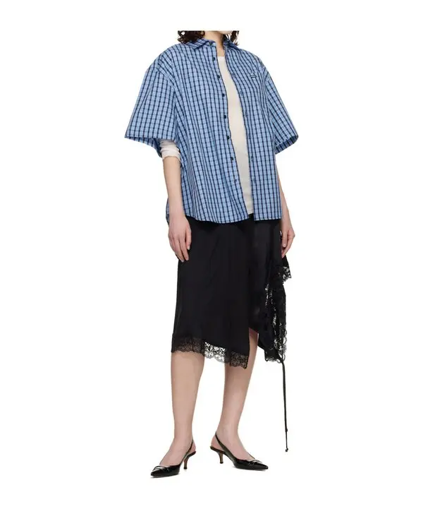 Vetements Plaid Short-sleeved Shirt