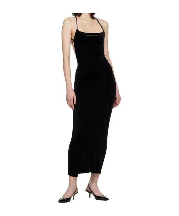 Vetements Installed Leggings Backless Dress