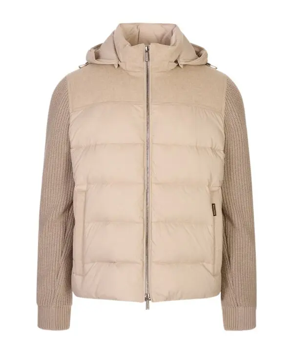 MOORER Panelled Hooded Jacket