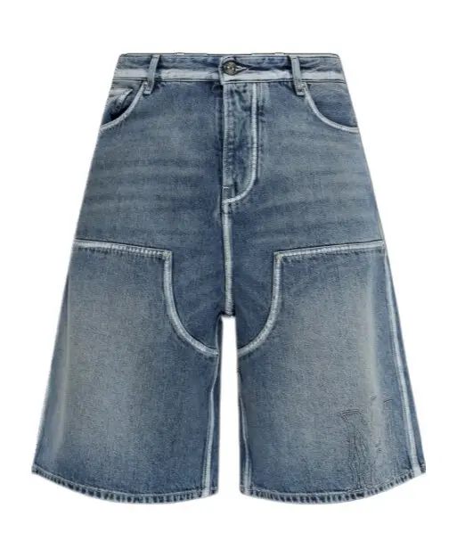 Amiri Denim Shorts With Belt Loops