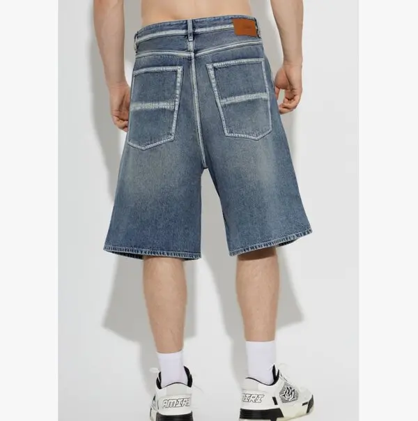 Amiri Denim Shorts With Belt Loops