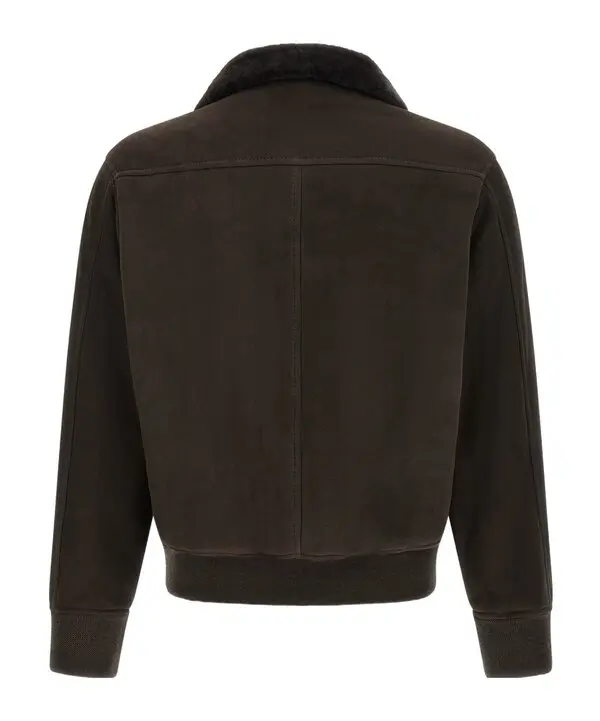 GIORGIO BRATO Long Sleeve Bomber Jacket
