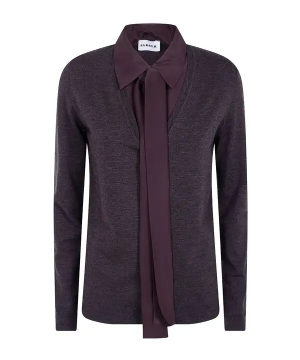 P.a.r.o.s.h Long-sleeved Knitted Cardigan