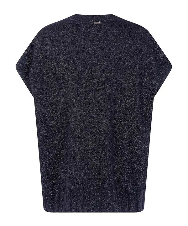 TWINSET Metallic-thread Embellished Knit Sweater