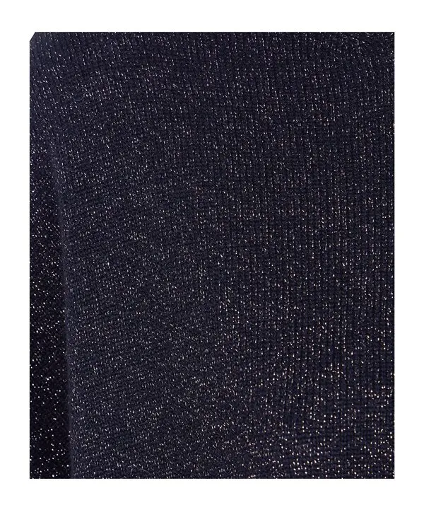 TWINSET Metallic-thread Embellished Knit Sweater