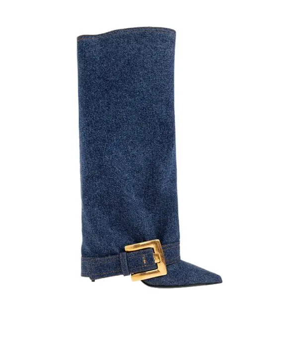 Balmain Anthem Buckled Boots