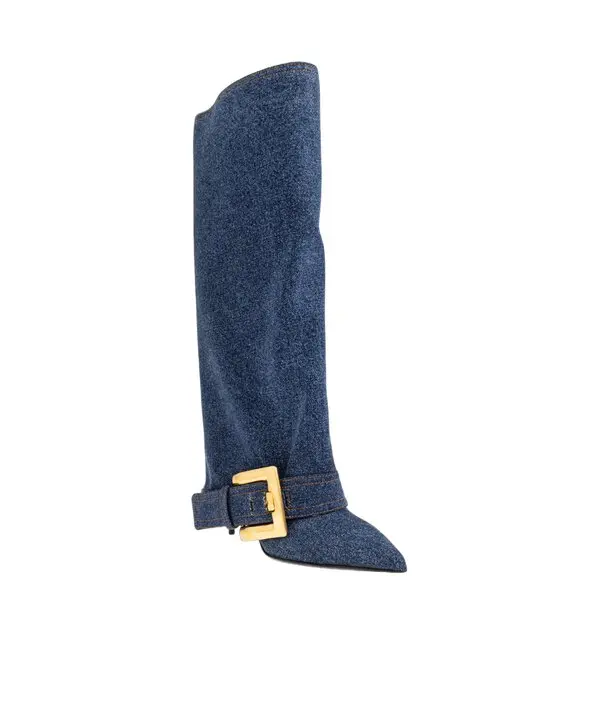 Balmain Anthem Buckled Boots