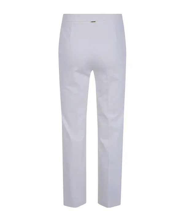 TWINSET Pleated Zip-detail Casual Trousers