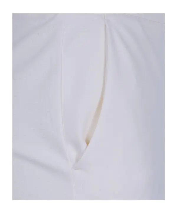 TWINSET Pleated Zip-detail Casual Trousers
