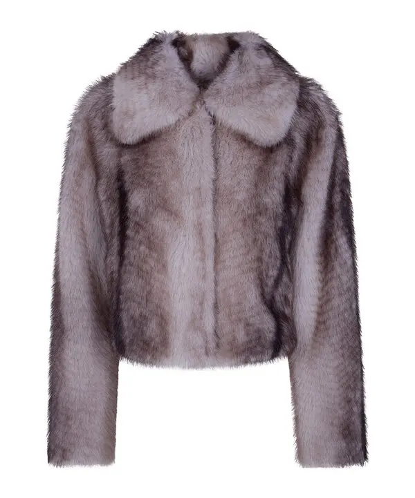 TWINSET Faux-fur Bomber Jacket