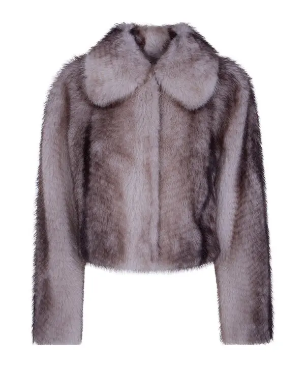 TWINSET Faux-fur Bomber Jacket
