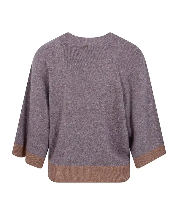 TWINSET Color-block Knit Sweater
