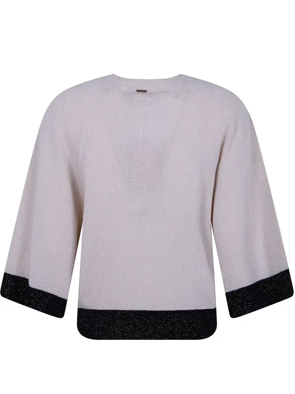 TWINSET Color-block Knit Sweater