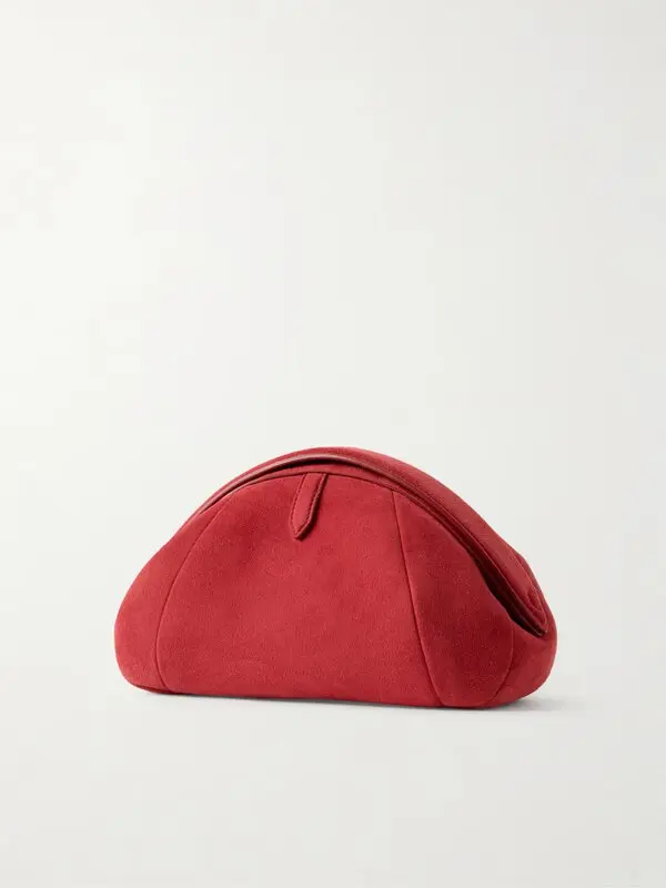 Alaïa Suede Clutch