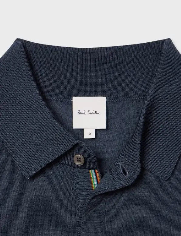 Paul Smith Long-sleeve Knitted Polo Top