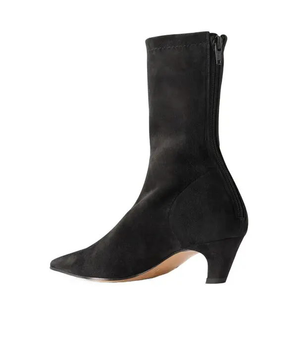 Khaite Suede Ankle Boots