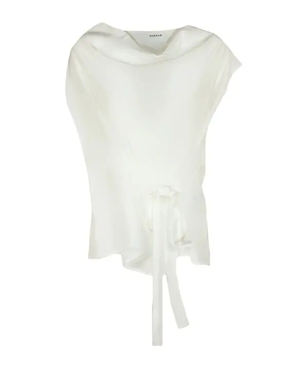 P.a.r.o.s.h Saxon Draped Belted Top