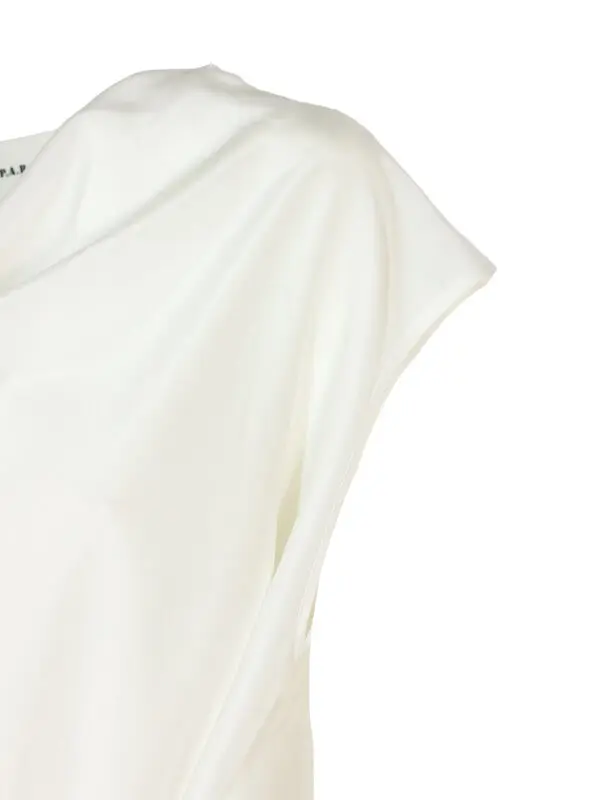 P.a.r.o.s.h Saxon Draped Belted Top
