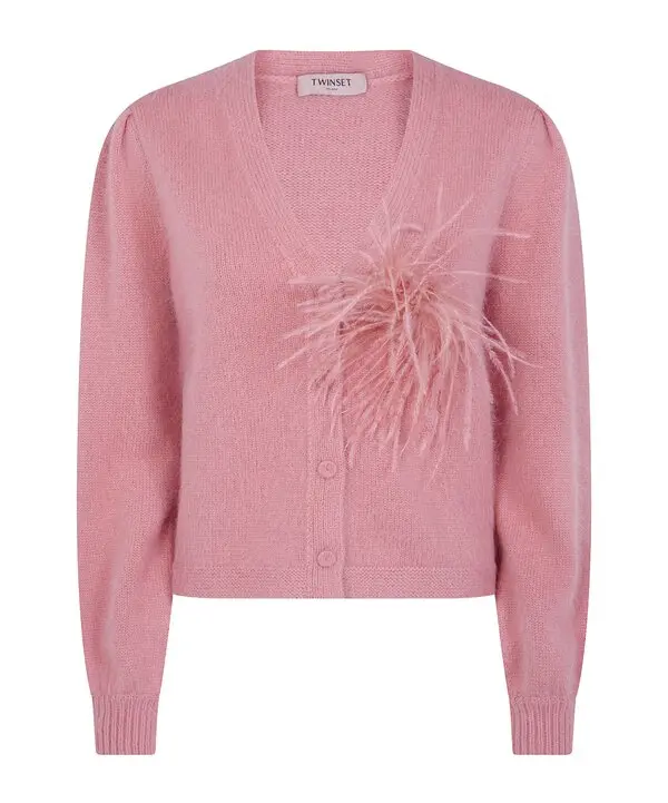 TWINSET V-neck Long-sleeve Knit Top