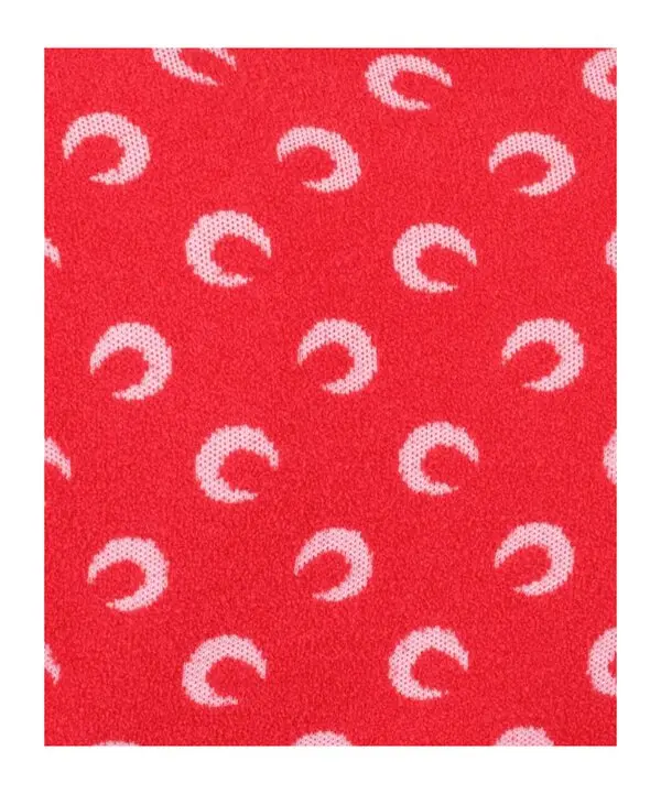 MARINE SERRE Moon Jacquard Knit Top