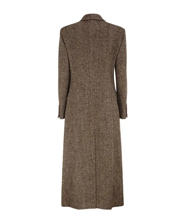 Brunello Cucinelli Double-breasted Herringbone Coat