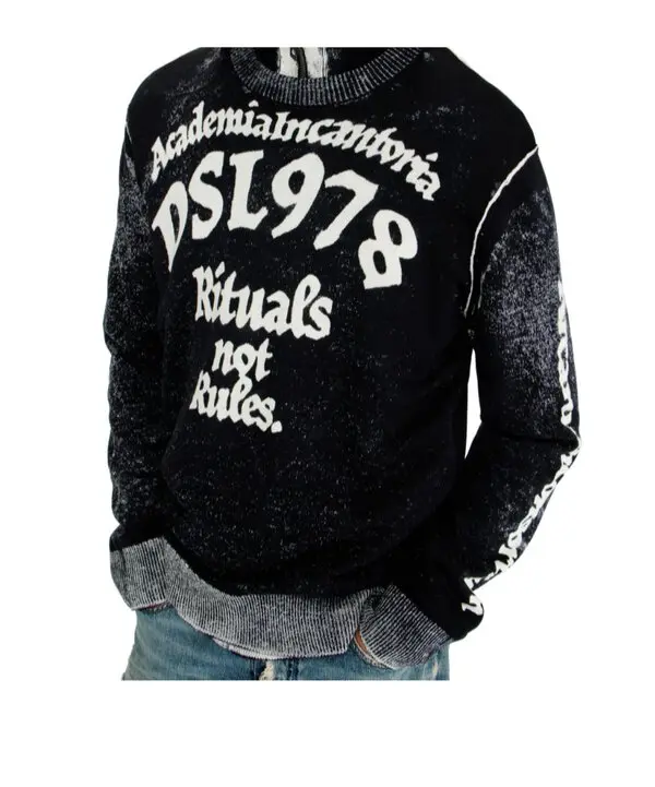 DIESEL® Dsl1978" Graphic Long Sleeve Sweater