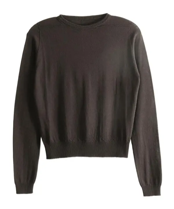 Rick Owens Crew Neck Long-sleeved Knitwear
