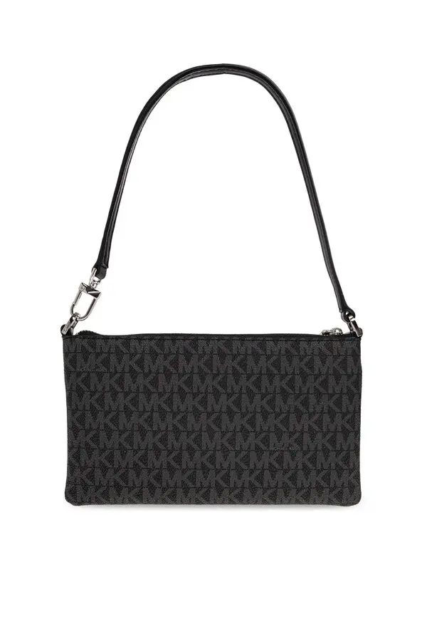 Michael Kors Jet Set Medium Signature Logo Convertible Wristlet