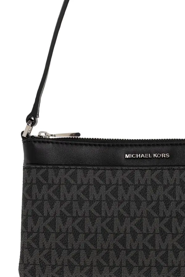 Michael Kors Jet Set Medium Signature Logo Convertible Wristlet