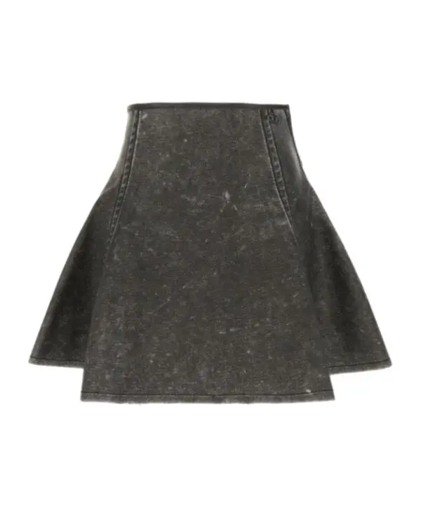 DIESEL® Flared Skirt With Oval 'd' Charm