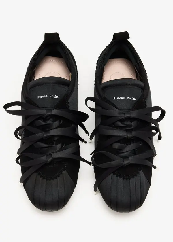 Simone Rocha Round-toe Ballet Flats