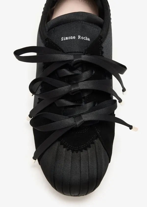 Simone Rocha Round-toe Ballet Flats