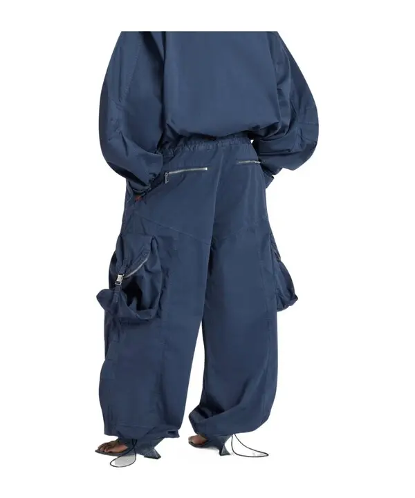 Attico Cotton Gabardine Cargo Pants