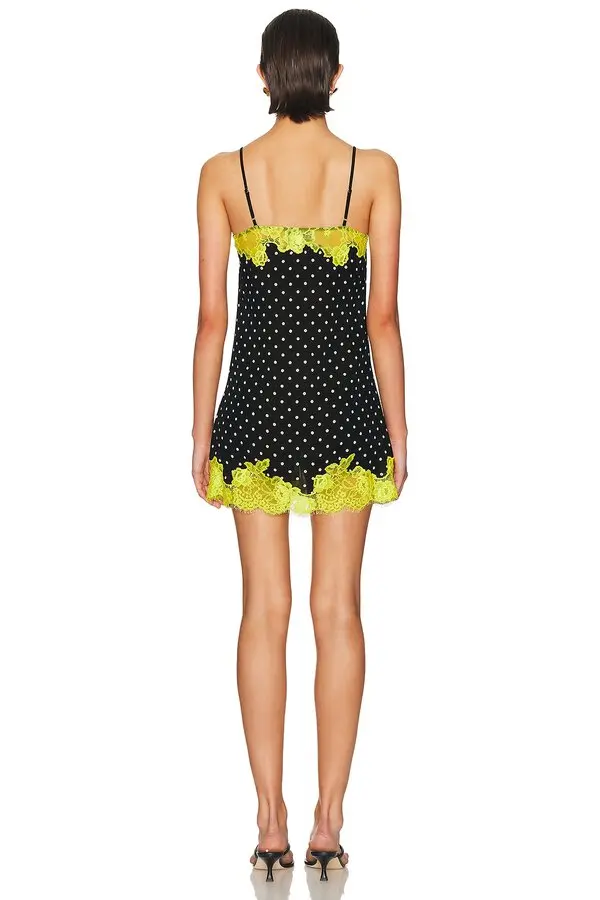 FLEUR DU MAL Juliet Lace Button Slip Dress