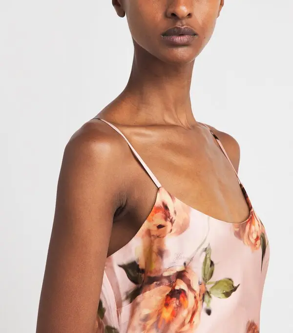 Harrods Silk Midnight Rose Nightdress