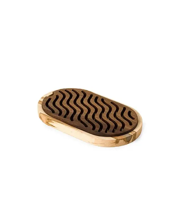 UNCOMMON GOODS Artisan Bread Board With Crumb Tray