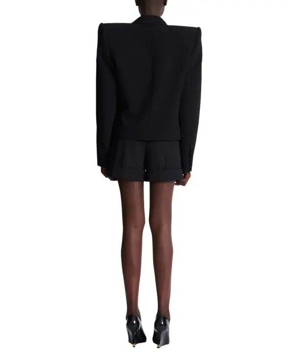 Balmain Cropped Embroidered Jacket