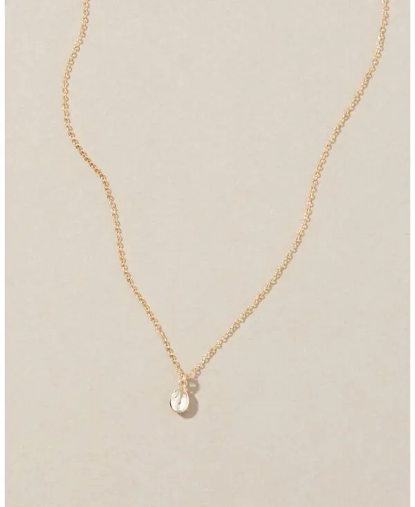 SET & STONES Everett White Topaz Necklace