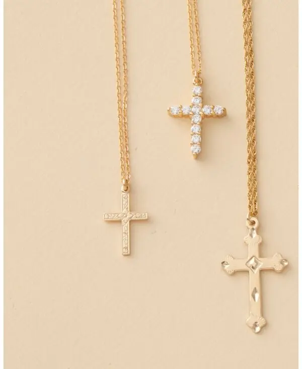 SET & STONES Levi Cross Necklace