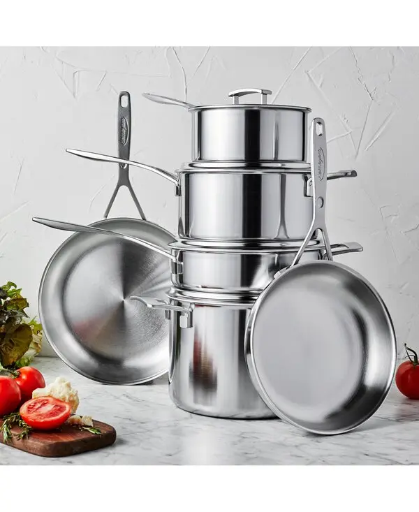 DEMEYERE Industry 5 Stainless Steel Cookware, Set Of 10