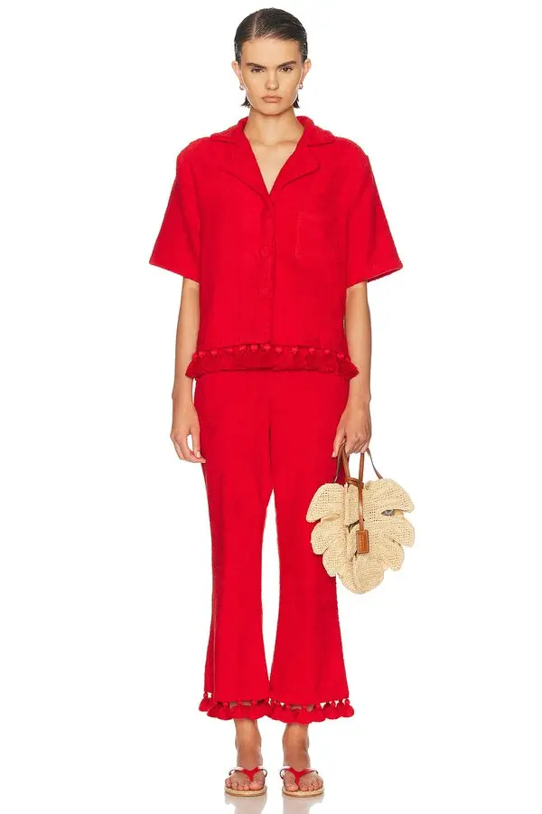 Cap D'antibes Antonia Shirt - Rouge
