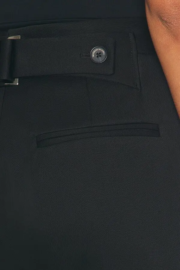 Brandon Maxwell Parks Pleated Trouser