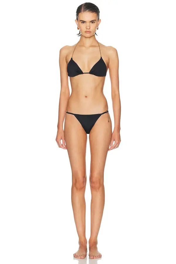 Dolce & Gabbana Jersey Stretch Bikini Set - Black