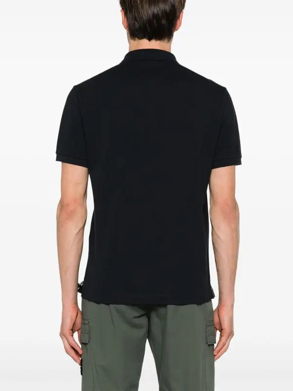 Stone Island Logo Cotton Polo Shirt