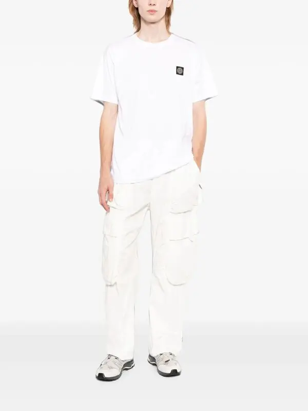Stone Island Logo Cotton T-shirt
