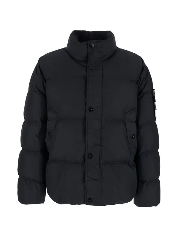 Stone Island Nylon Short Down Jacket - Black