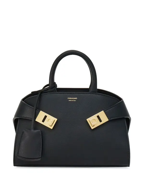 FERRAGAMO Hug Mini Leather Handbag - Multicolor